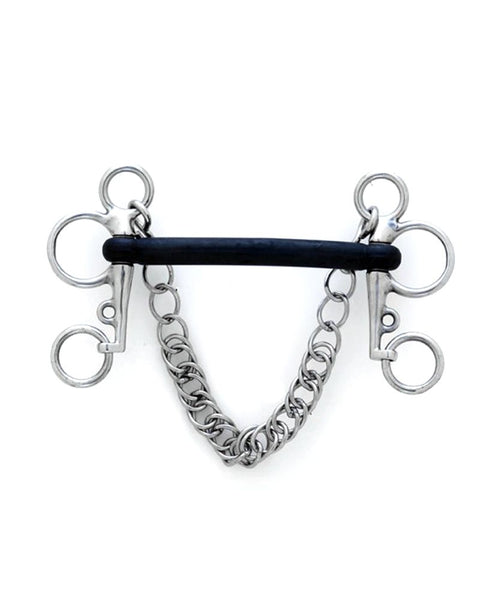 Eco Pure Tom Thumb Mullen Mouth Rubber Pelham - The Tack Trunk